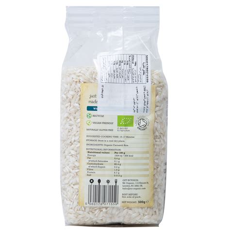 Mr Organic Italian Carnaroli Risotto Rice 500 G Online At Best Price