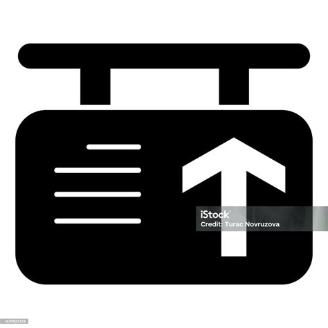 전방 화살표 기호 단색 아이콘 교통 개념 흰색 배경에 전방 방향이 있는 도로 표지판 문자 모양 스타일의 모바일 개념 웹