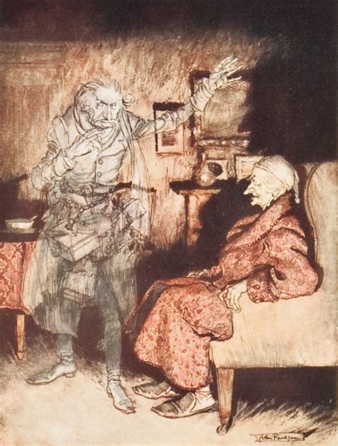 A Christmas Carol Illustration By Arthur Rackham Rimaginaryundead