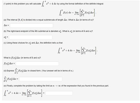 Solved In This Problem You Will Calculate Integral40 X2