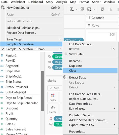 How To Replace Data Sources In Tableau The Data School