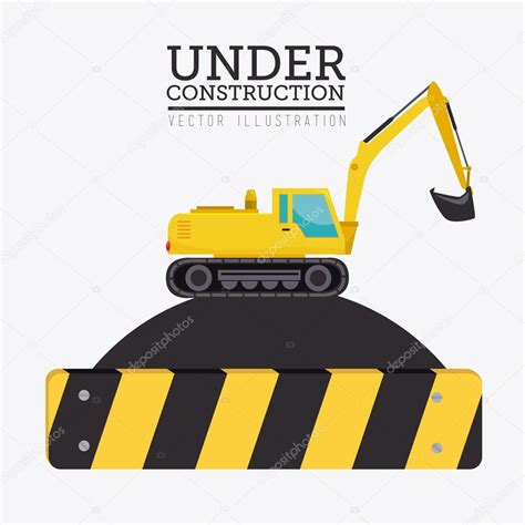 Construction Design Vector Illustration Stock Vector By ©yupiramos