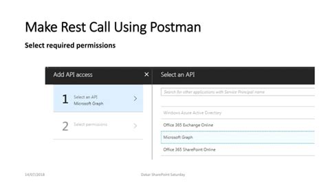 Sps Dakar 2018 Microsoft Graph Azure Ad Authentication Gora Leye Ppt