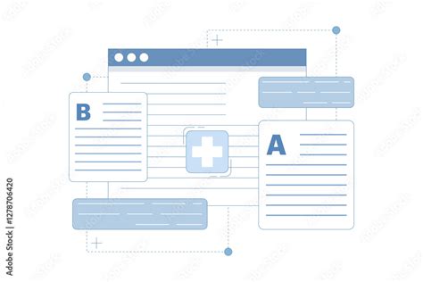 Ab Testing Concept User Feedback Bug Fixing Comparison Process