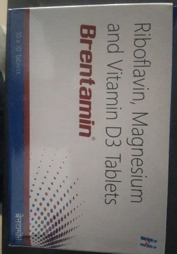 Riboflavin Magnesium And Vitamin D3 Tablets At Rs 211stripe