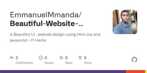 GitHub EmmanuelMmanda Beautiful Website Design Using Html Css And Javascript A Beautiful Ui