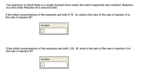 Solved Two Reactions In Which There Is A Single Reactant Chegg