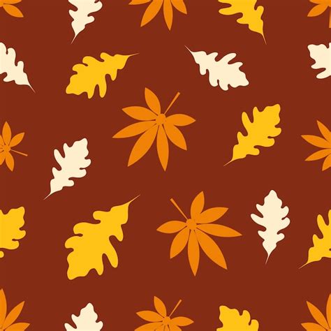 Premium Vector Fall Colorful Seamless Pattern