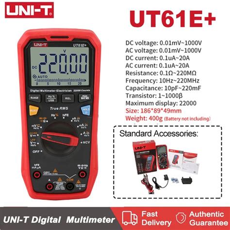 Uni T Ut61e Цифровой мультиметр купить по выгодной цене с доставкой по Москве и всей России