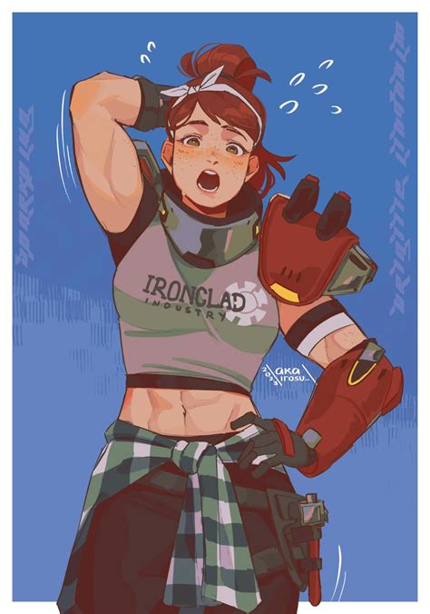 Brigitte Overwatch Drawn By Akairosu Danbooru