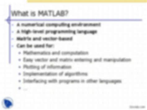 Introduction To Simulink Mathematical Modeling And Simulation Lecture Slides Slides