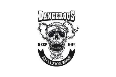 Execution Zone Symbol Design Monochrome Graphic By Pch Vector
