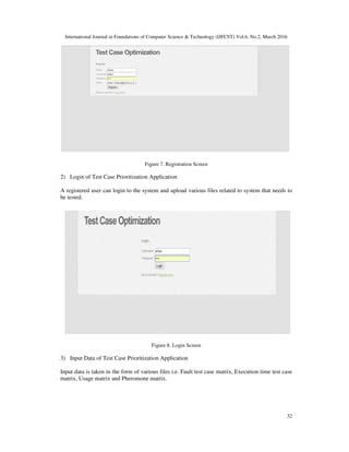 TEST CASE PRIORITIZATION FOR OPTIMIZING A REGRESSION TEST PDF