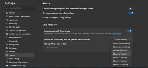 Microsoft Edge's upcoming new feature "Sleeping Tabs" to reduce the memory and CPU footprint ...