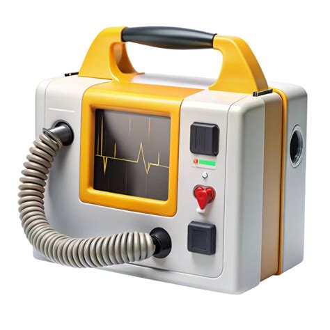 Compact Defibrillator Unit With Ecg Display Ideal For Emergency