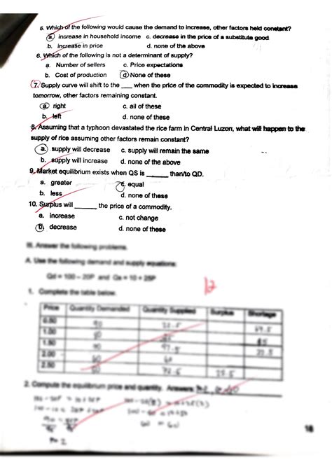 SOLUTION Demand Supply And Market Equilibrium Quiz Studypool