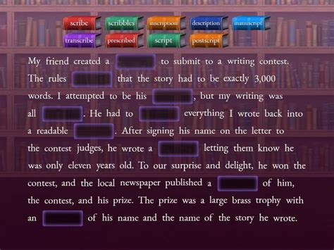 Mm Root 5 Scribe Script Complete The Sentence