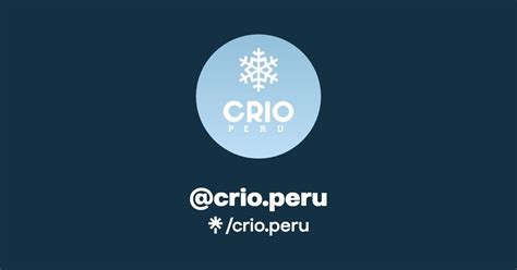 Crio Peru Linktree