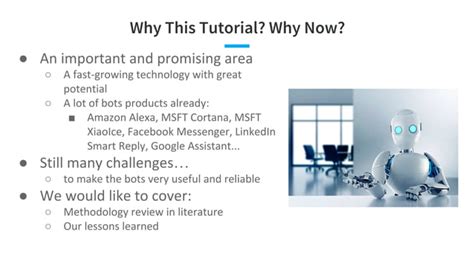 [KDD 2018 tutorial] End to-end goal-oriented question answering systems ...