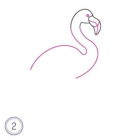 How To Draw A Flamingo A Step By Step How To Mimi Panda