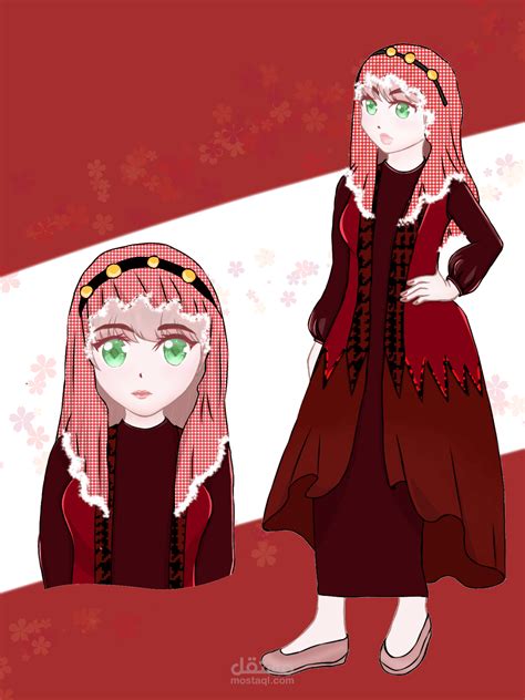 رسم شخصيات بنات انمي كيوت مستقل