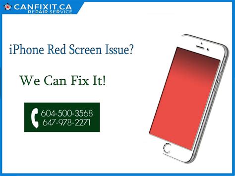 Do You Have Any Red Screen Issue On Your IPhone WE CAN FIX IT Reach Us At