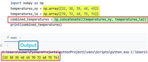 Объединение массивов в Python 7 примеров
