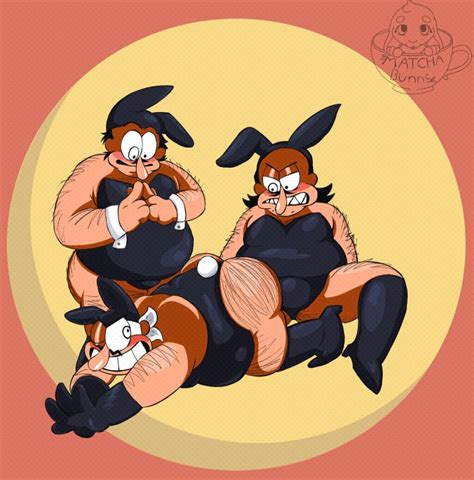 Rule 34 Bunny Costume Evil Peppino Gay Matchabunns Peppino Spaghetti Pizza Tower Pizzano