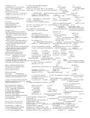 CSE Final Exam Cheat Sheet Lists Cant Be Stripped Ie A Split Strip NOT POSSIBLE Find Finds