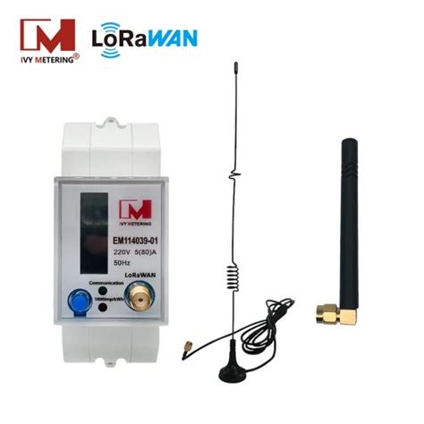 Single Phase Wireless Energy Meter Lora Wan Iot Electricity Meters Lorawan Kwh Meter Lorawan