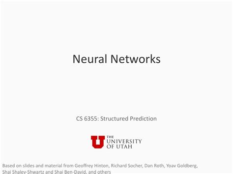 Ppt Neural Networks Cs 6355 Structured Prediction Based On Slides