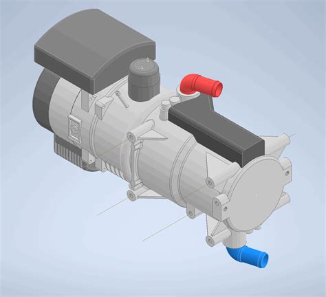 Подогреватель предпусковой дизельный 14TC-Mini-12GP - Чертежи, 3D ...