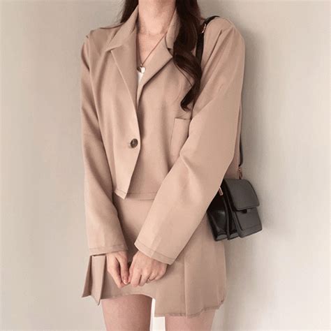 에이에이엠 코디set단품가능 베이직하게 자켓 스커트 투피스 코디세트