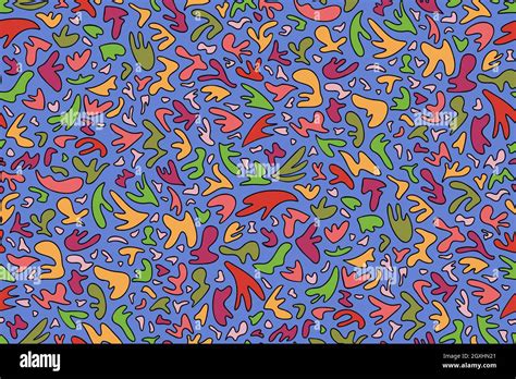 Abstract Seamless Background Pattern Hand Drawn Vector Stock Vector Image And Art Alamy
