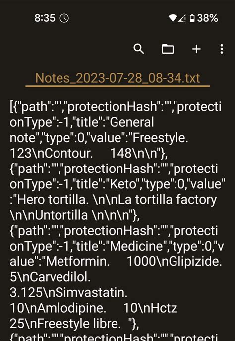 I Exported My Notes Into Txt File Instead Of A Json Now They Wont