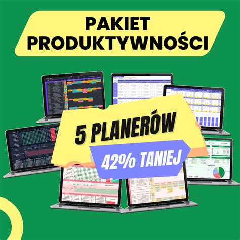 Planer Miesięczny Zaplanuj I Osiągaj Swoje Cele