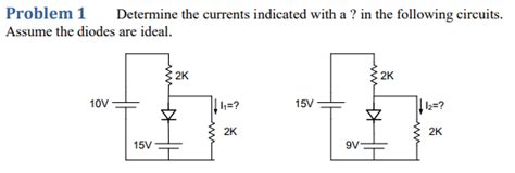 Solved Problem 1 Determine The Currents Indicated With A