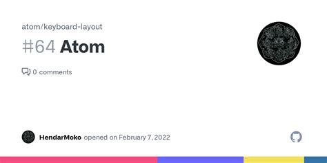 atom · issue 64 · atom keyboard layout · github