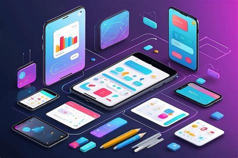 Toolkituiux Scene Creator Mobile Application Design Smartphone Mockup Premium Ai Generated Image