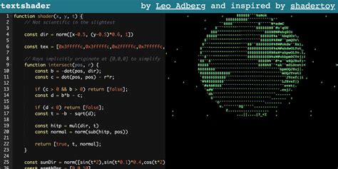 Github Leoadbergtextshader A Text Based Shader Playground