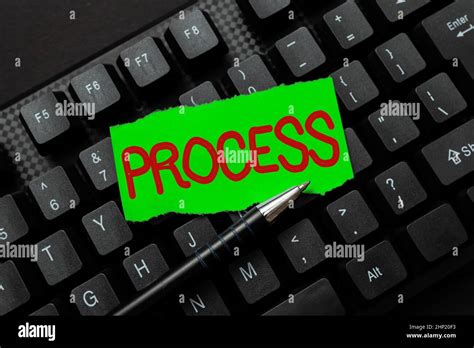 Conceptual Caption Process Business Concept Standard Procedures How To