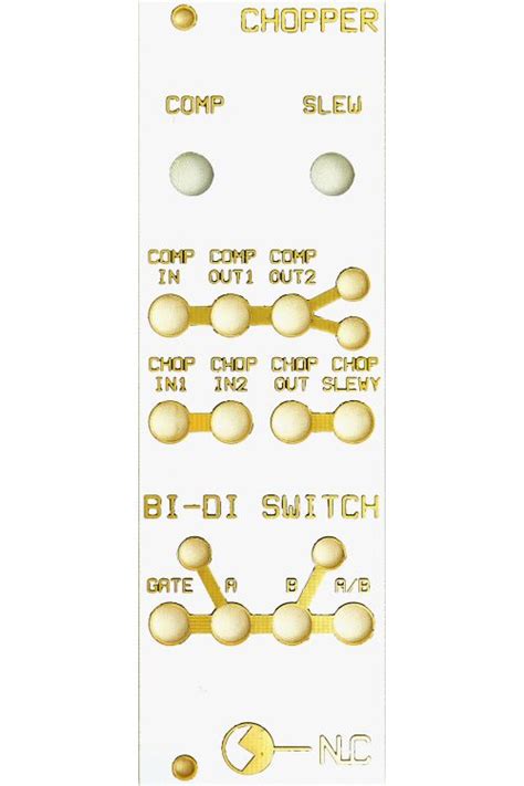 Chopper Analog Switch Panel Nonlinear Circuits Modular Addict Synth Diy