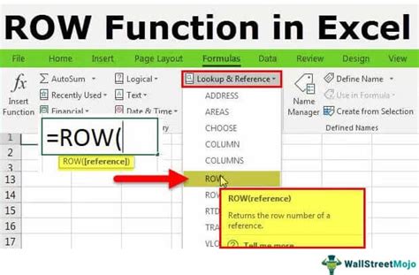 Row Excel