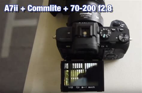 The Commlite Nikon F to Sony E adapter will come with autofocus and ...