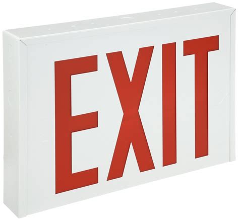 Emergency Battery Backup LED Exit Sign 2XLF6 LXNY W 3 R EL Grainger