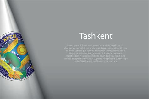 3d Flag Of Tashkent Is A City Of Uzbekistan 35316053 Vector Art At