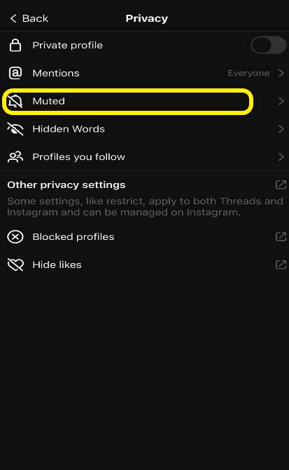 How To Mute And Unmute Someone On Threads