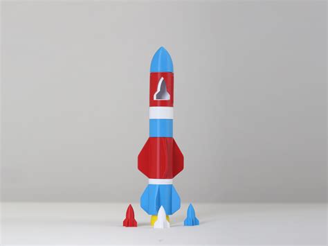 3d file modular rocket 🚀・model to download and 3d print・cults