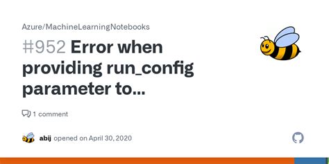 error when providing run config parameter to automlconfig type