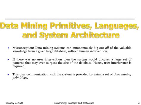Ppt Data Mining Primitives And Languages Maximizing User Interaction